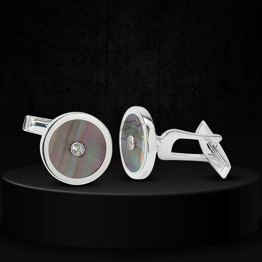 Buy Designer Silver Cufflinks for Men Online Get upto 25% off